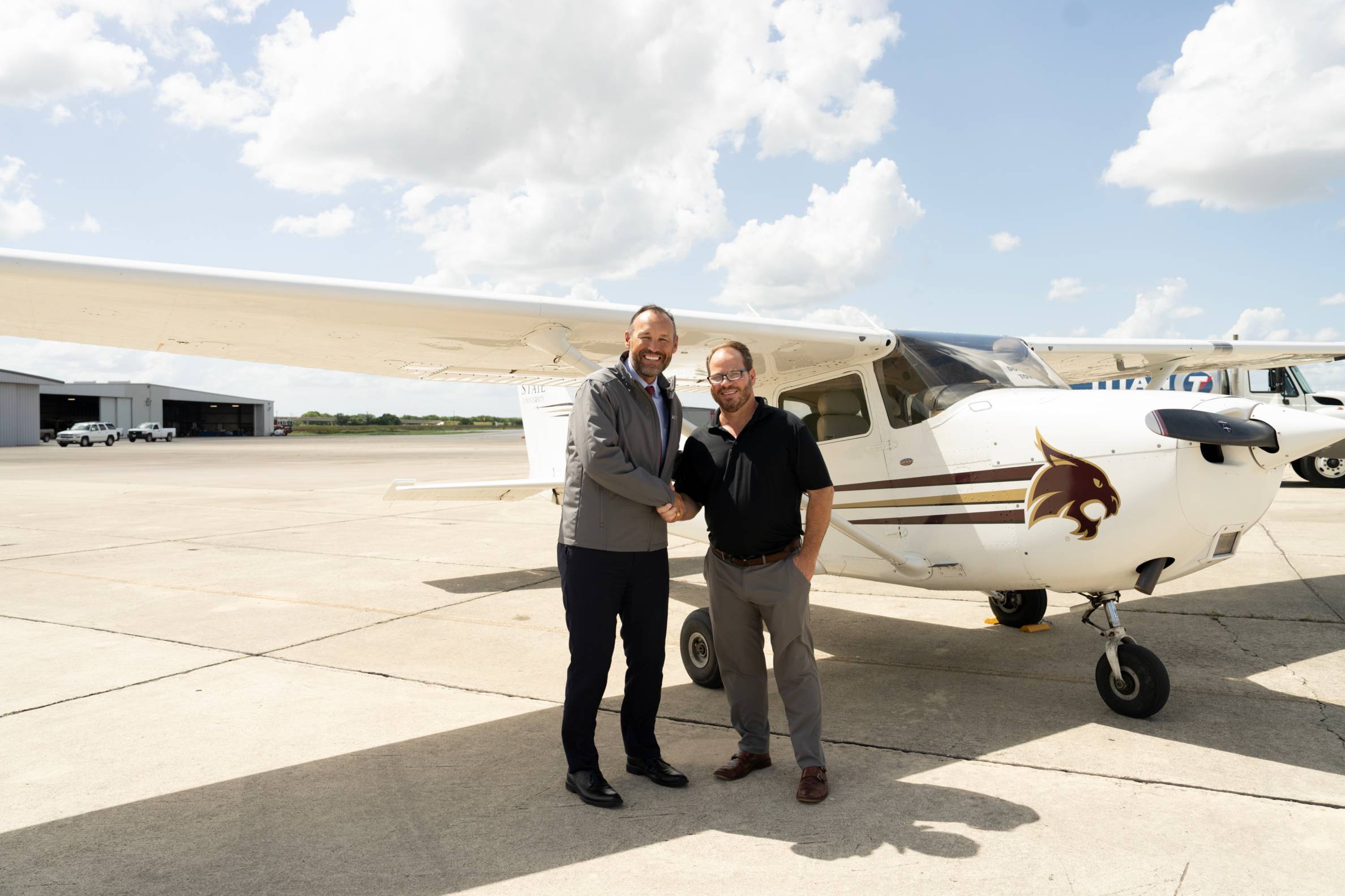 Texas State, Coast Flight, TAP unite for | The Bobcat Family Portal