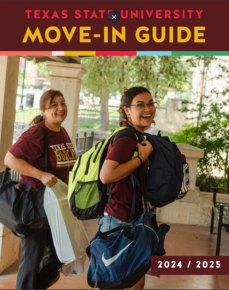 Texas State University Move-In Guide 2024 | The Bobcat Family Portal