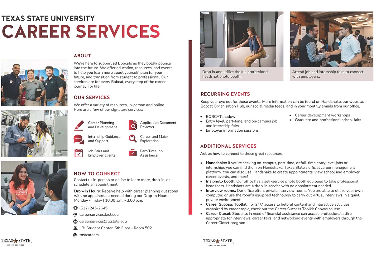 Texas State University Career Services | The Bobcat Family Portal